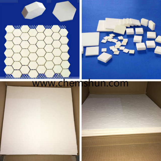 Alumina Ceramic Tile Mat as Wear Resistant LinerCeramic Manufacturing ...